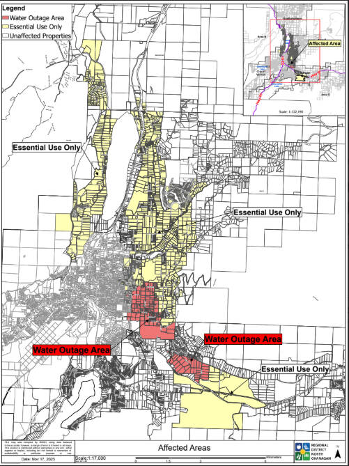 UPDATE: Emergency water main repair complete in Vernon | Eagle Valley News